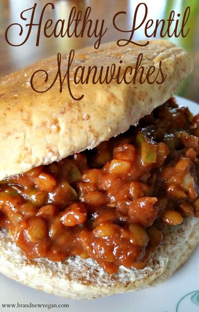 Healthy Lentil Manwiches - Brand New Vegan