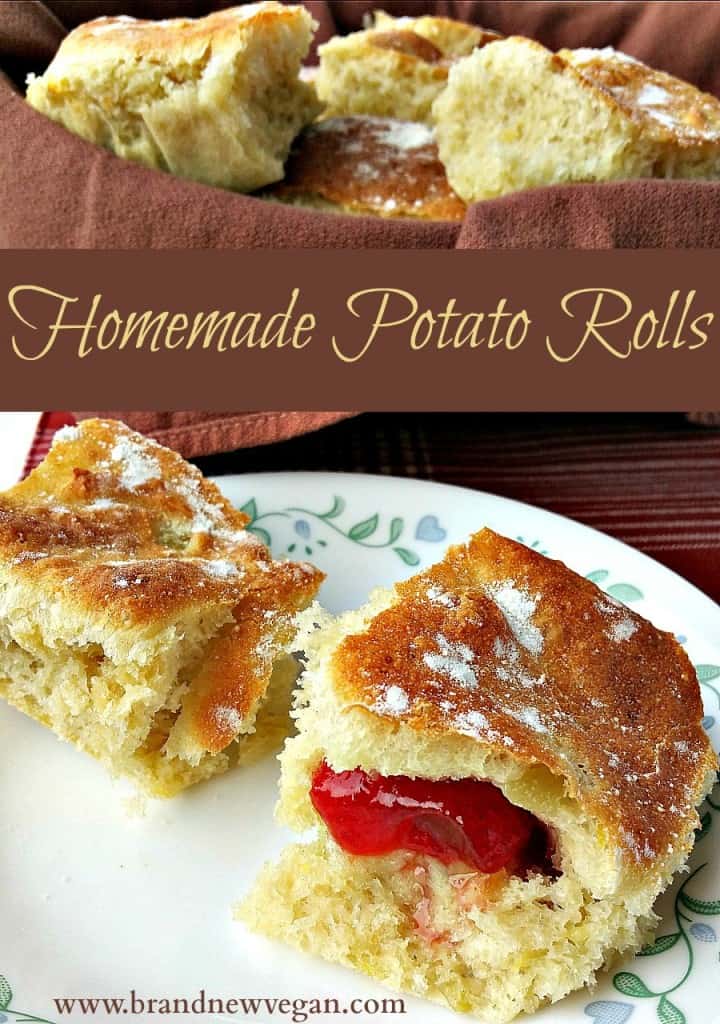 Homemade Potato Rolls - Brand New Vegan
