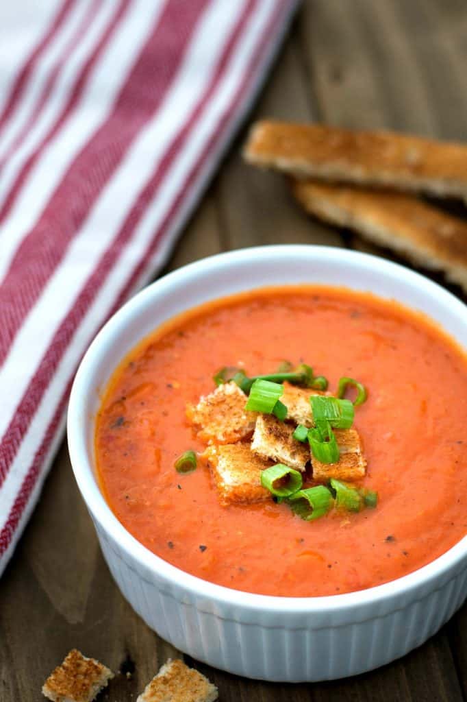 Vegan Roasted Bell Pepper Soup - Brand New Vegan
