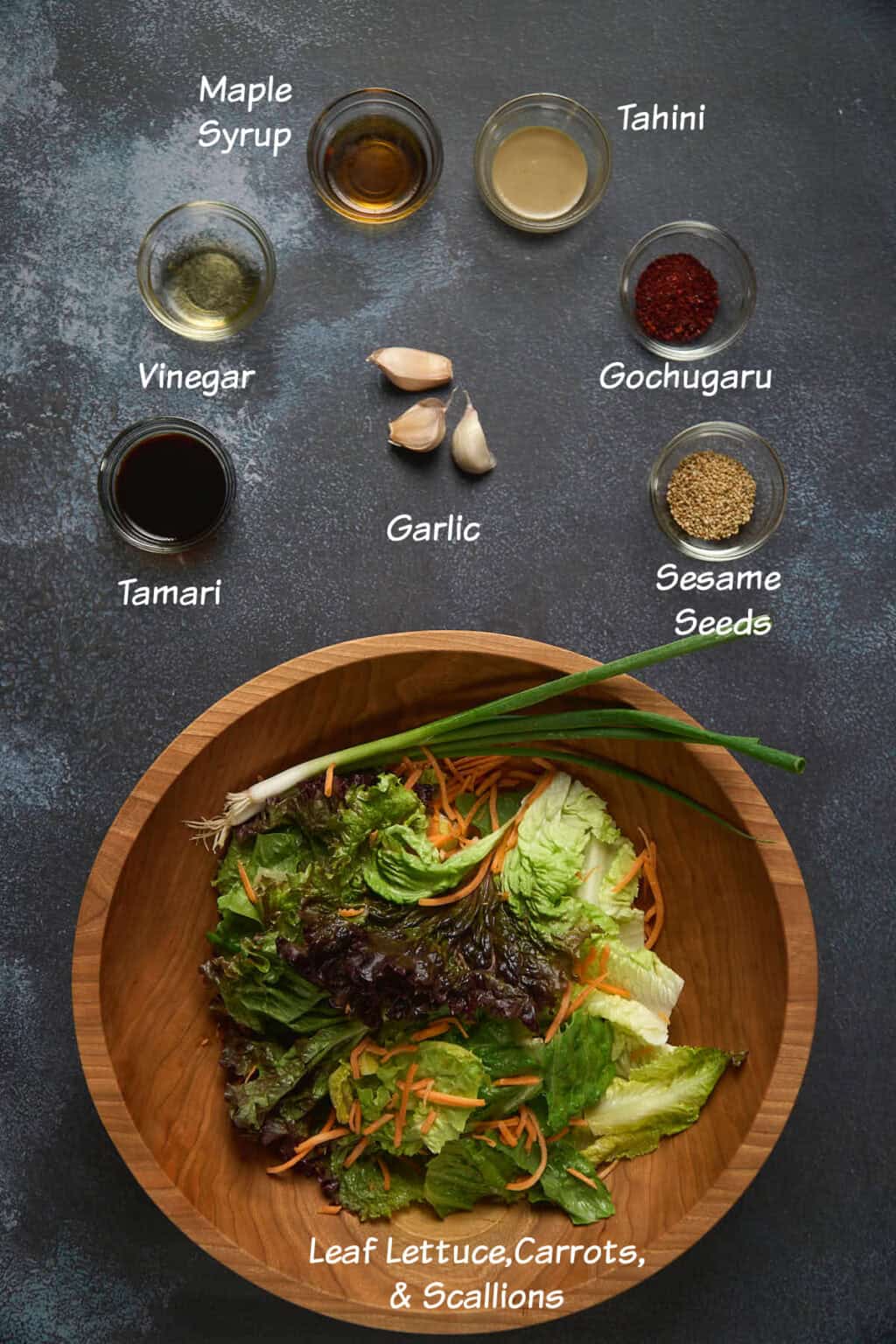 Korean Lettuce Salad (Sangchu Geotjeori) - Brand New Vegan