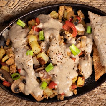 Country Breakfast Potatoes and Gravy - Brand New Vegan