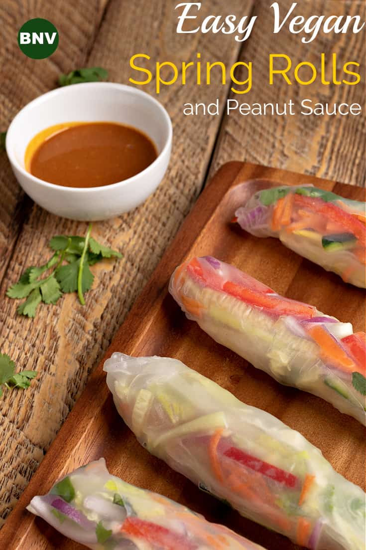 Easy Vegan Spring Rolls - Brand New Vegan