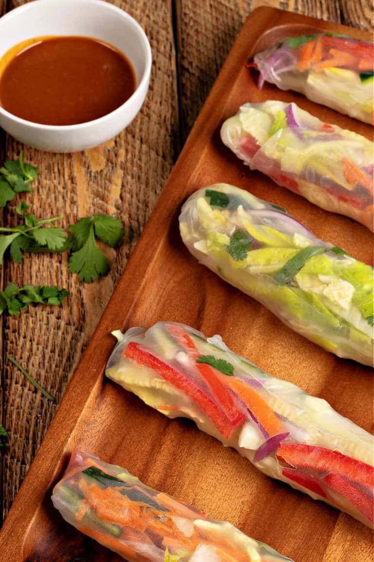 Easy Vegan Spring Rolls - Brand New Vegan