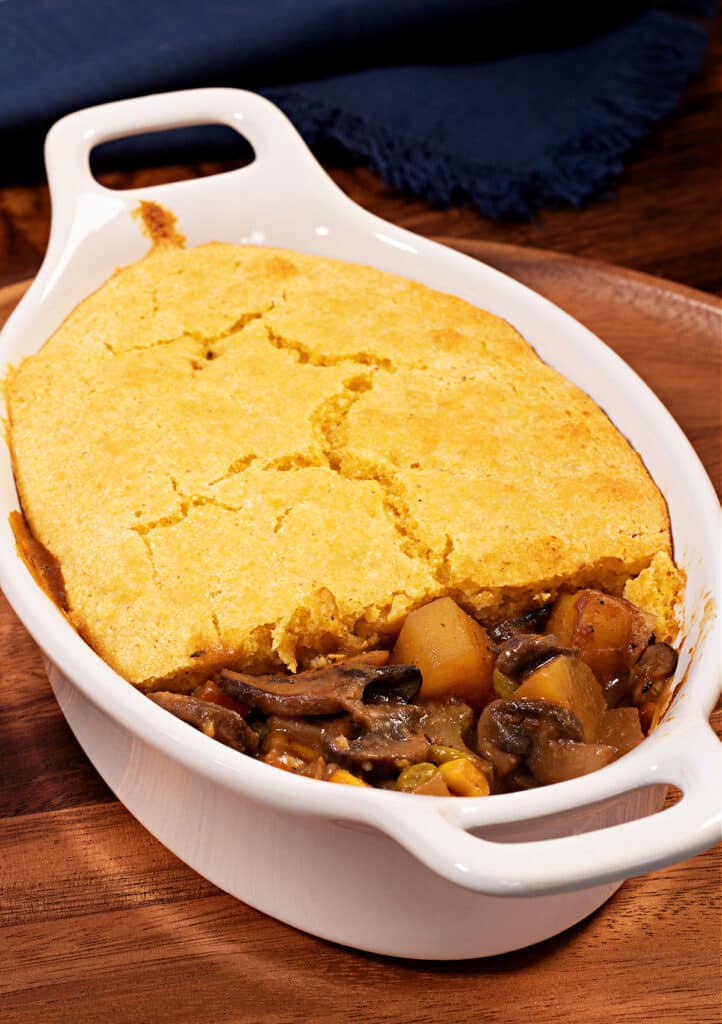Savory Mushroom Pot Pie - Brand New Vegan