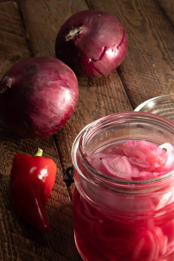 Simple Pickled Onions - Brand New Vegan