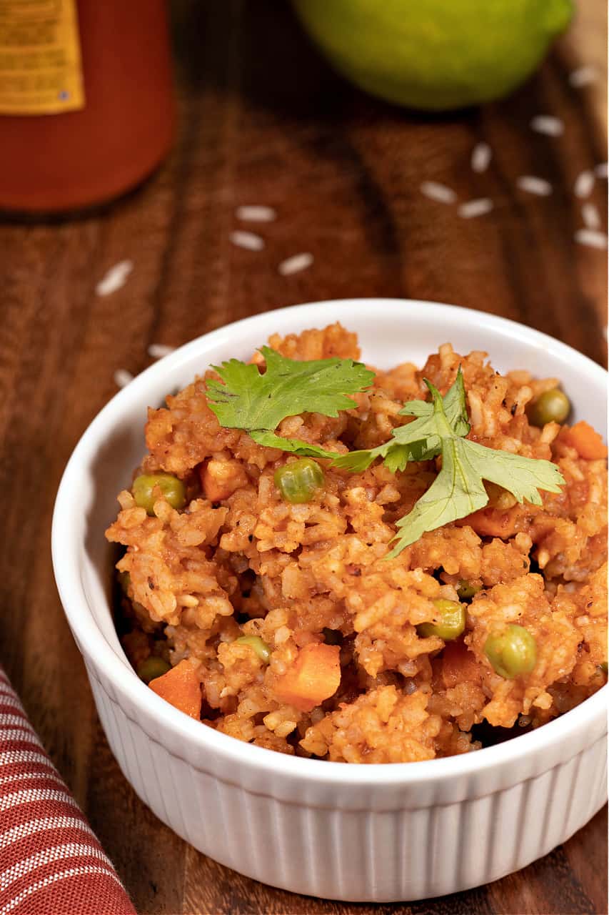 Vegan Oil-Free Spanish Rice - Brand New Vegan