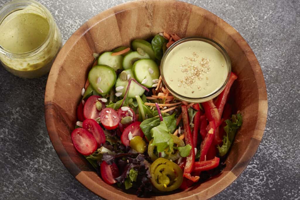 Vegan Tahini Salad Dressing (Oil-Free) - Brand New Vegan