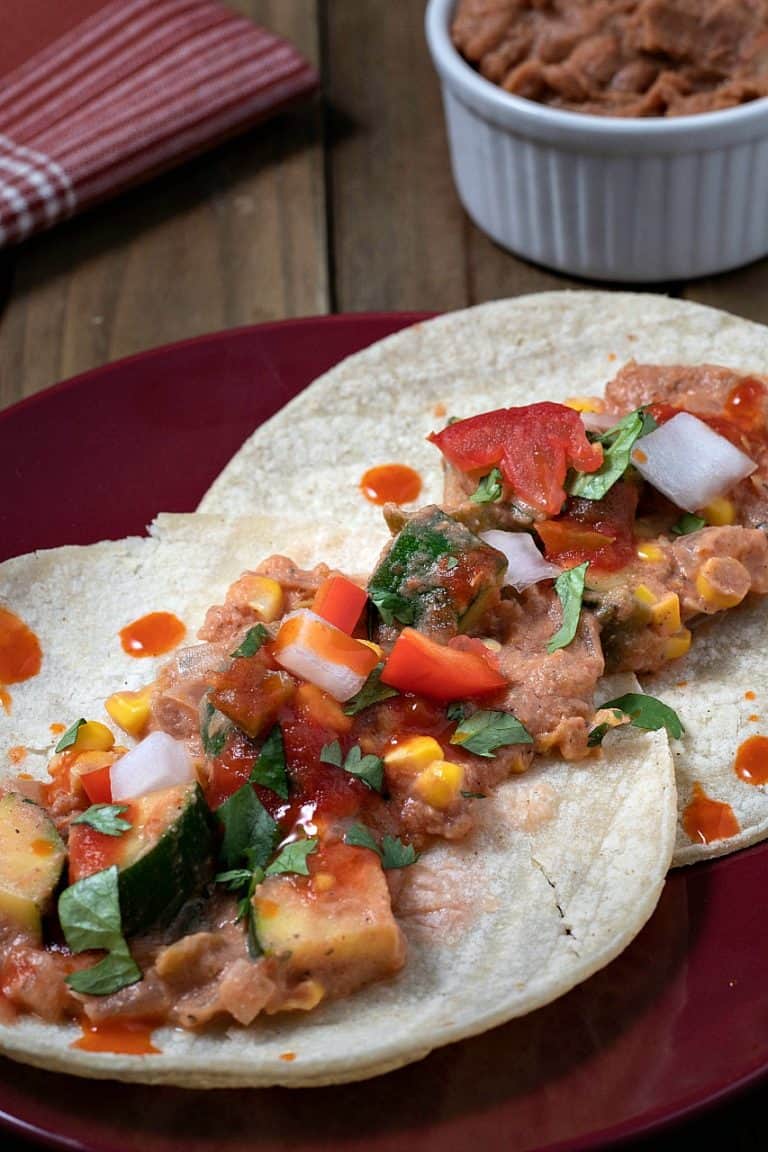 Mexican Zucchini Tacos - Brand New Vegan
